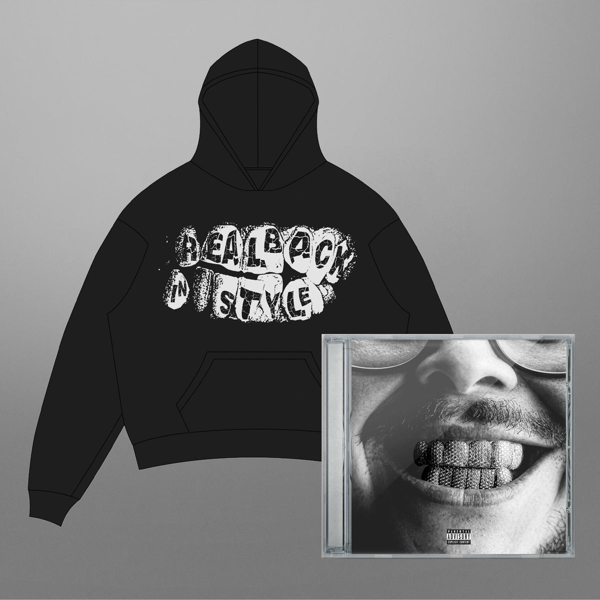 Real Back In Style CD + Teeth Hoodie - Potter Payper