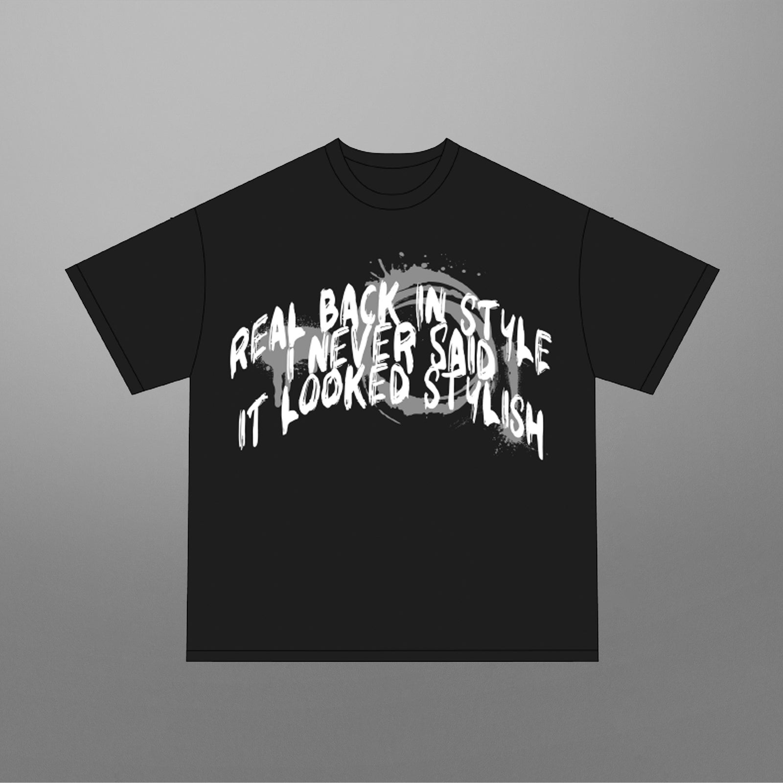 Real Back In Style Lyric T-Shirt - Potter Payper